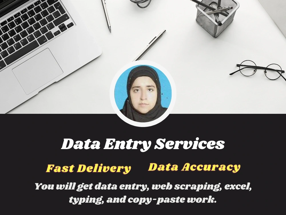 Data entry, web scraping, excel, typing, and copy-paste work. | Upwork
