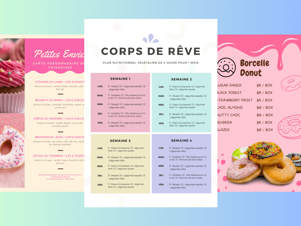 Professional Restaurant Menu Design | Upwork