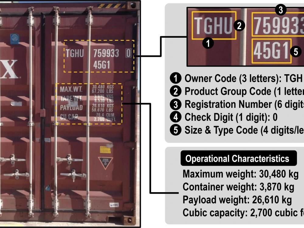 An Excel function to check ISO Container Number Validation | Upwork