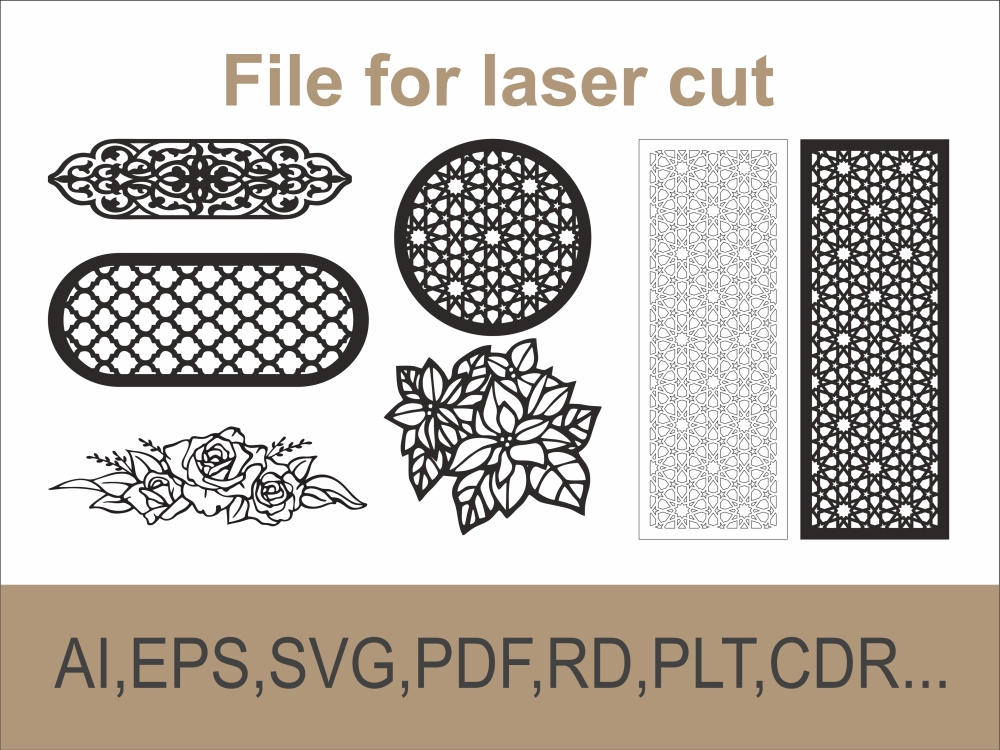 Laser Cut&Engraving, (dxf, svg, more) | Upwork