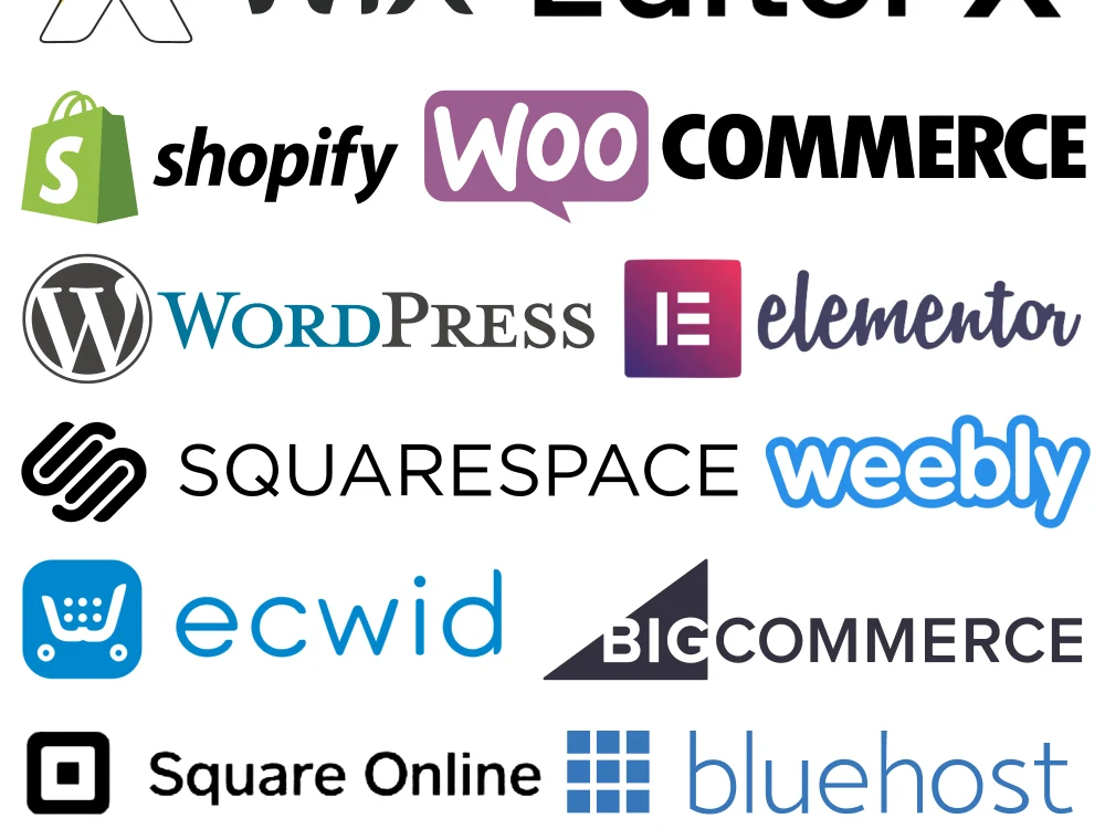 A wix, wordpress, editor x, shopify, squarespace, woocommerce, elementor | Upwork