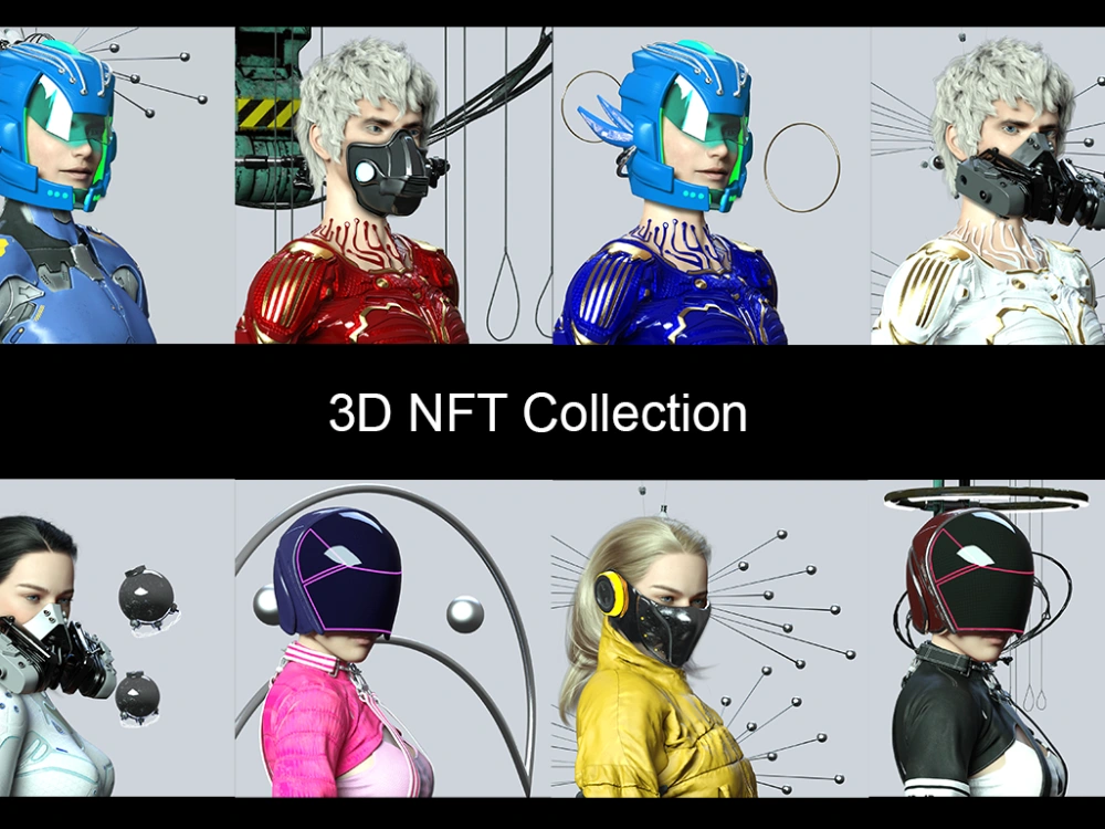 A High-Quality 3D NFT Art Character Model For Your Collection and Pfp | Upwork
