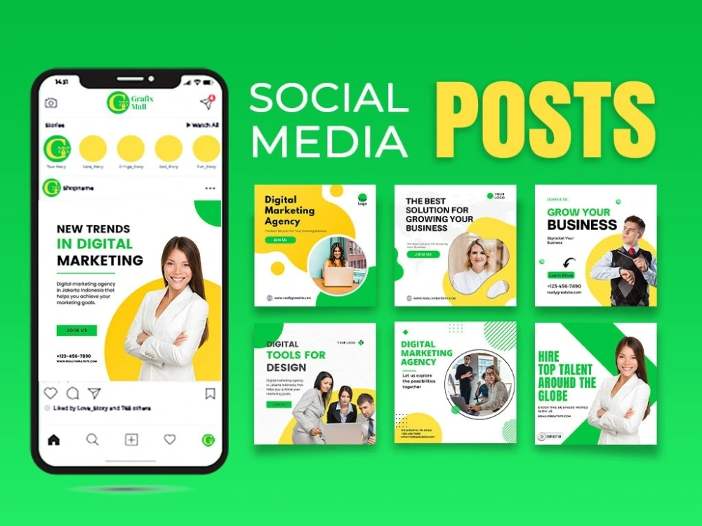 Creative and engaging social media posts in 12 hours | Upwork