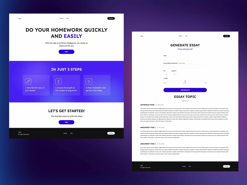 A responsive website design in Figma | Upwork