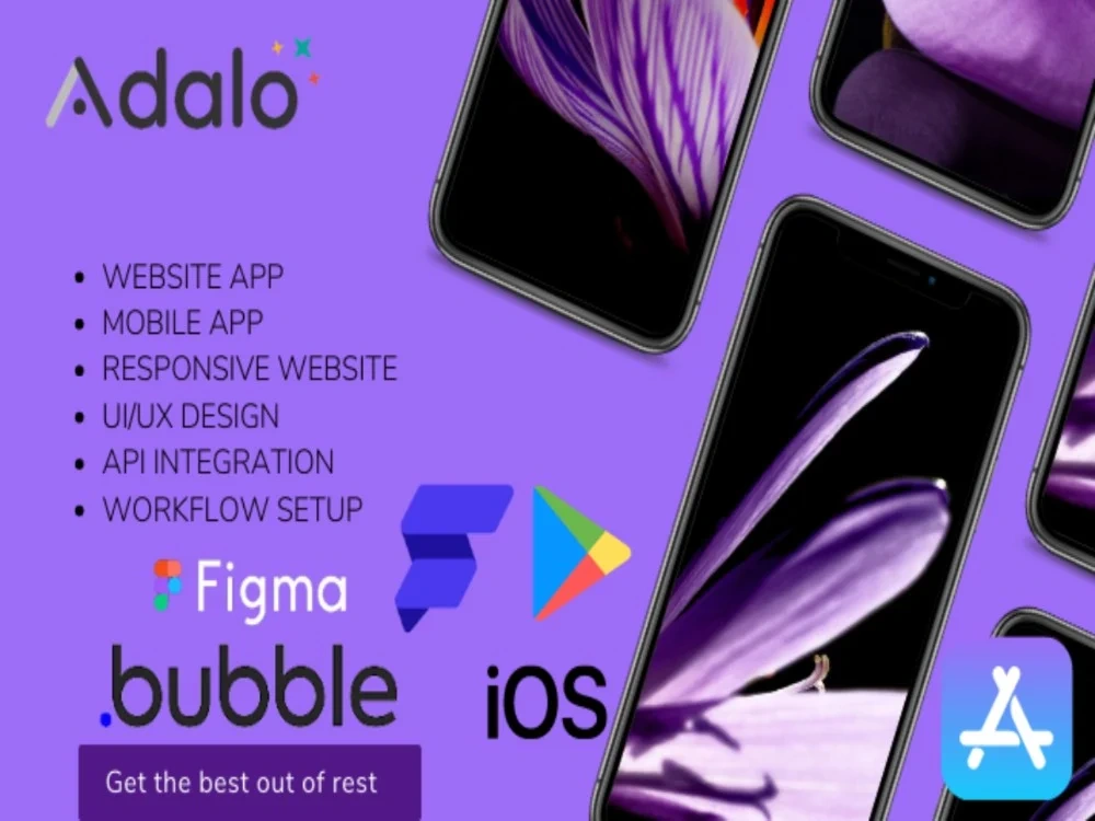 MVP bubble web app, glide, Adalo, bubble io, Webflow, bubble app, Figma ... MVP bubble web app, glide, Adalo, bubble io, Webflow, bubble app, Figma ...