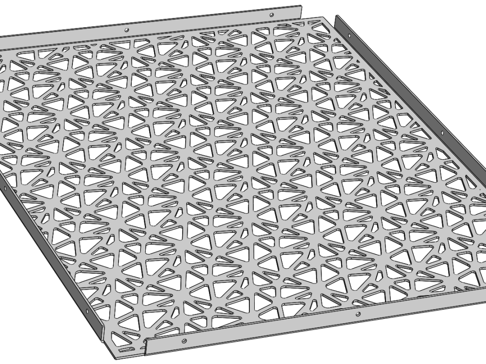 Solidworks Sheet Metal Design, 3D model,2D drawing and DXF file for ...