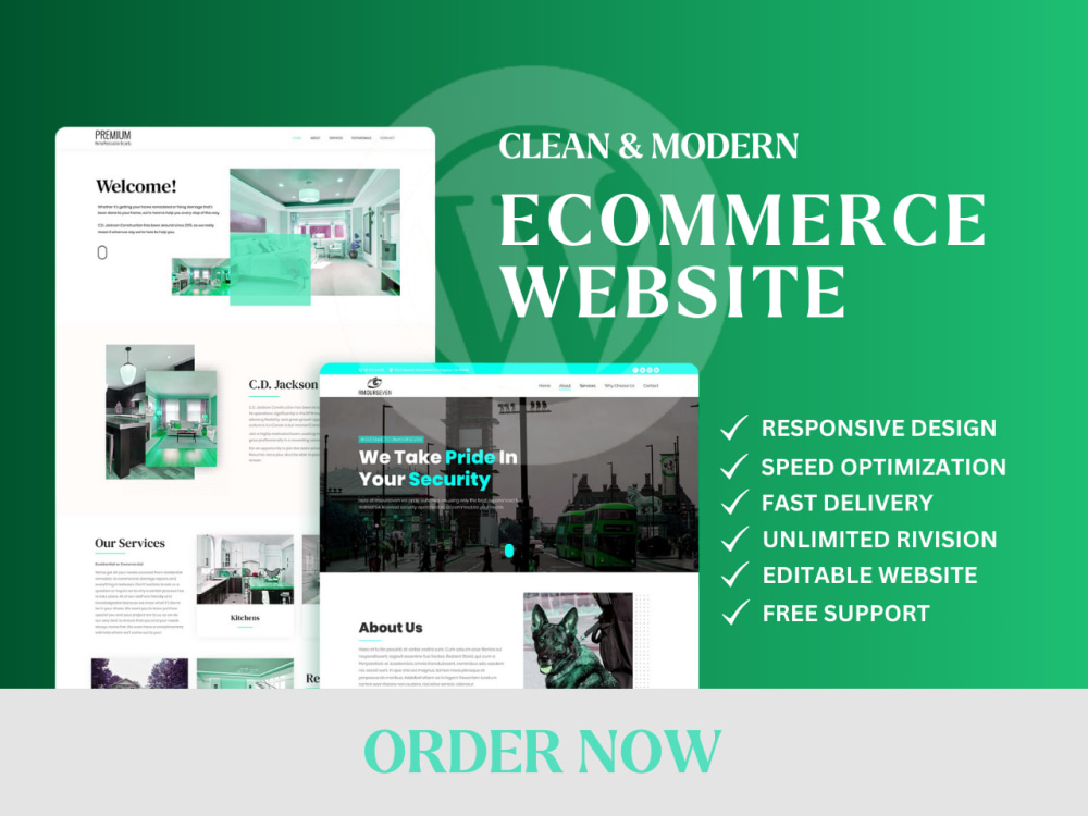 Modern And Responsive Wordpress Ecommerce Website Upwork