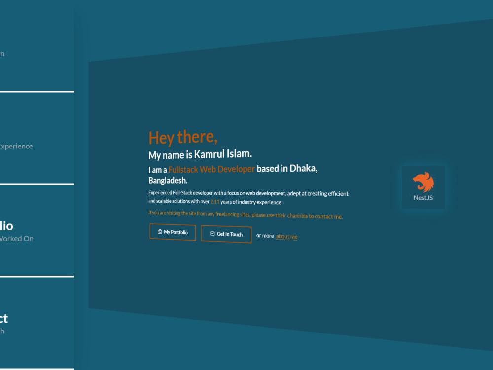 Responsive Website Using React Nodejs Nestjs Typeorm Typescript Mysql Mongo Upwork