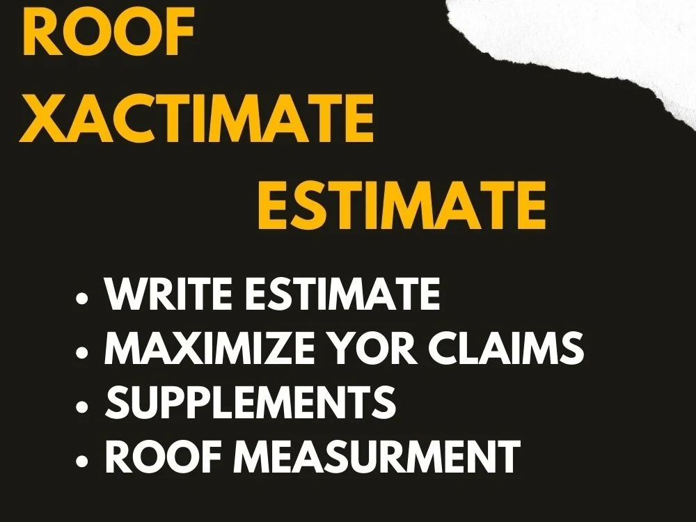 A Professional Xactimate Roof Estimates For Accurate Insurance Claims Upwork