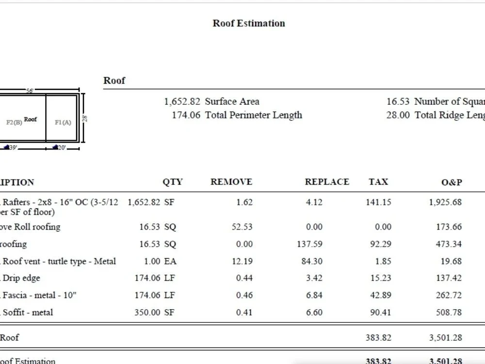A Professional Xactimate Roof Estimates For Accurate Insurance Claims Upwork