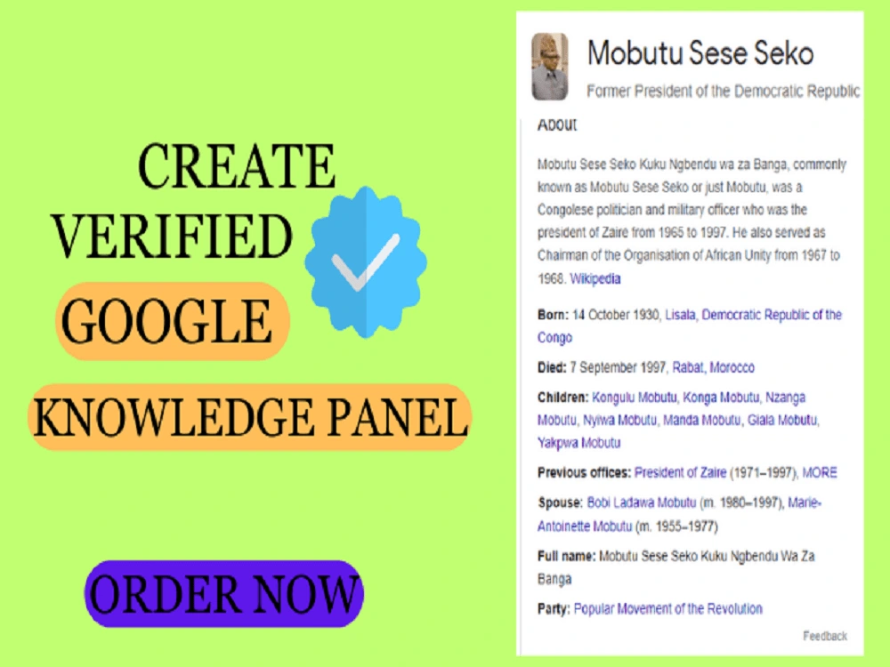 A verified and approved Google knowledge panel for personal and company | Upwork