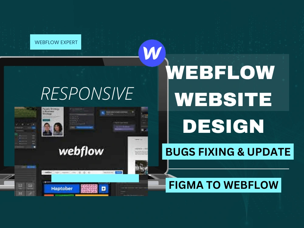 A responsive, modern and clean webflow website | Upwork