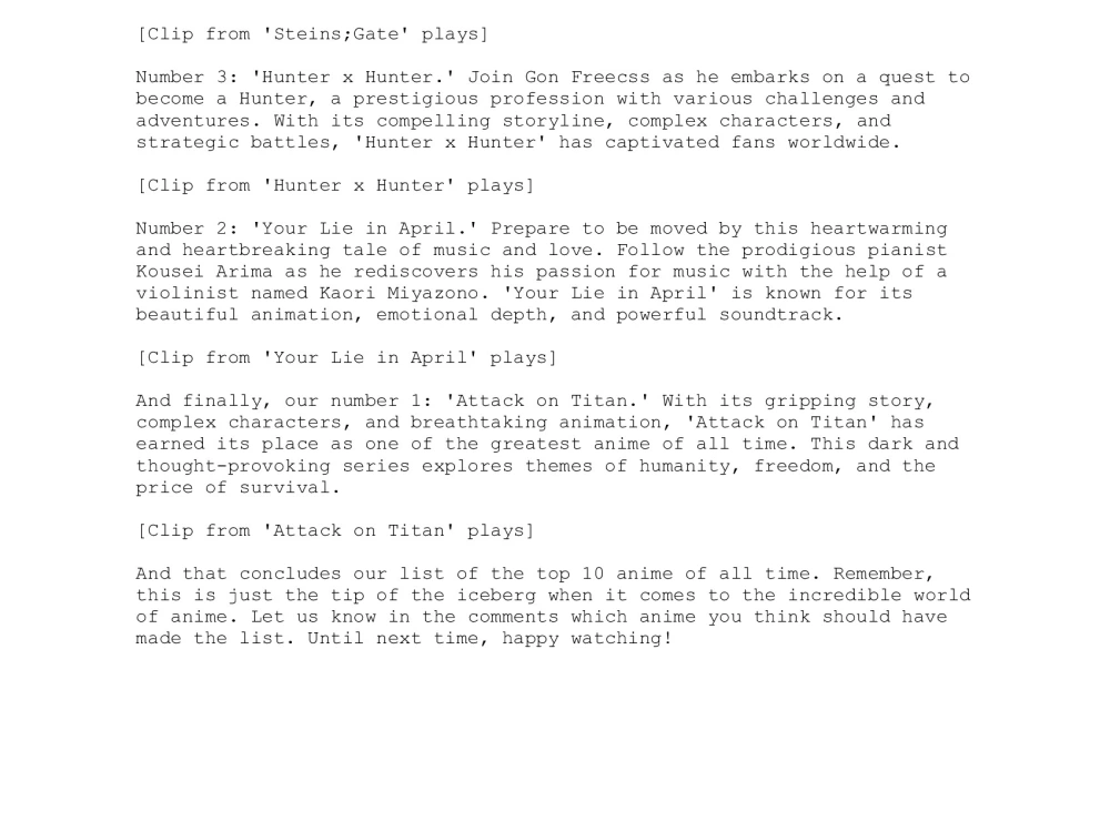 Perfect YouTube video scripts, ideas for any title | Upwork