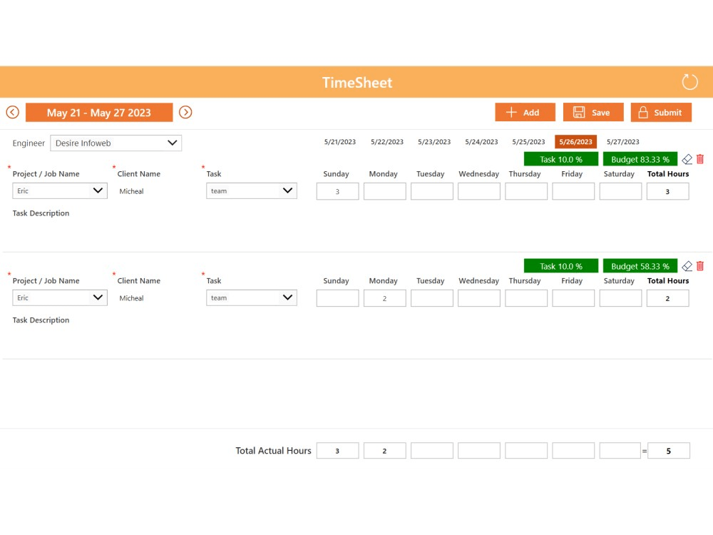 Timesheet App for your company | Upwork