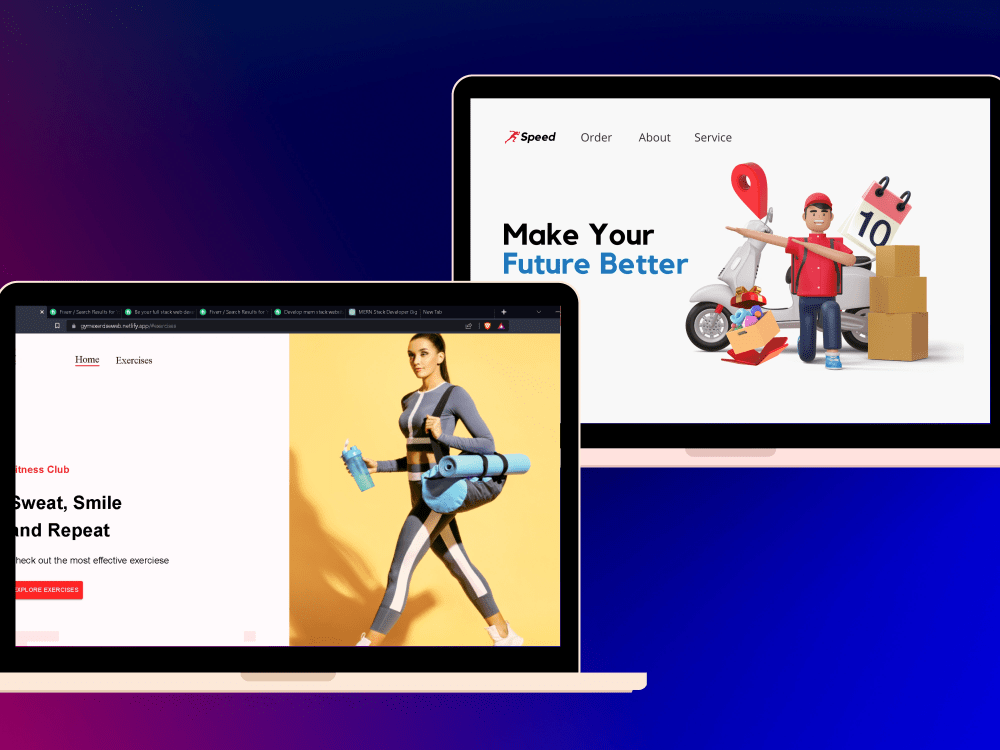 A modern & latest full stack website using mern stack | Upwork A modern & latest full stack website using mern stack | Upwork