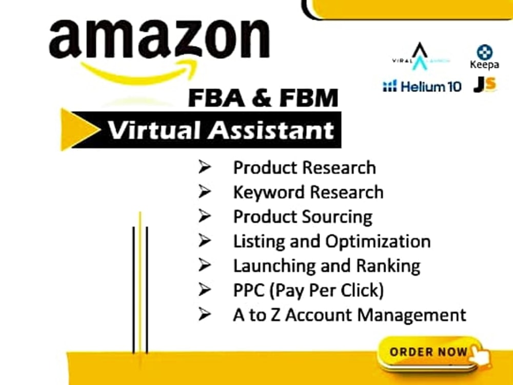 Professional amazon fba fbm expert virtual assistant seller center | Upwork