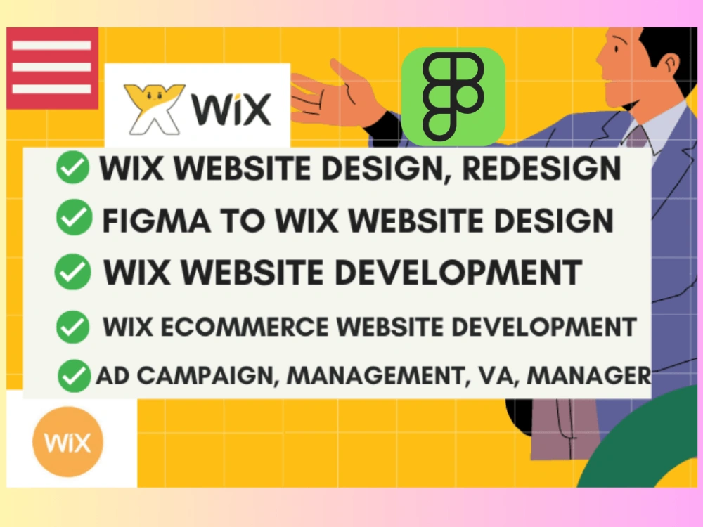 Figma To Wix Website Design, Wix Redesign, Wix Website development | Upwork