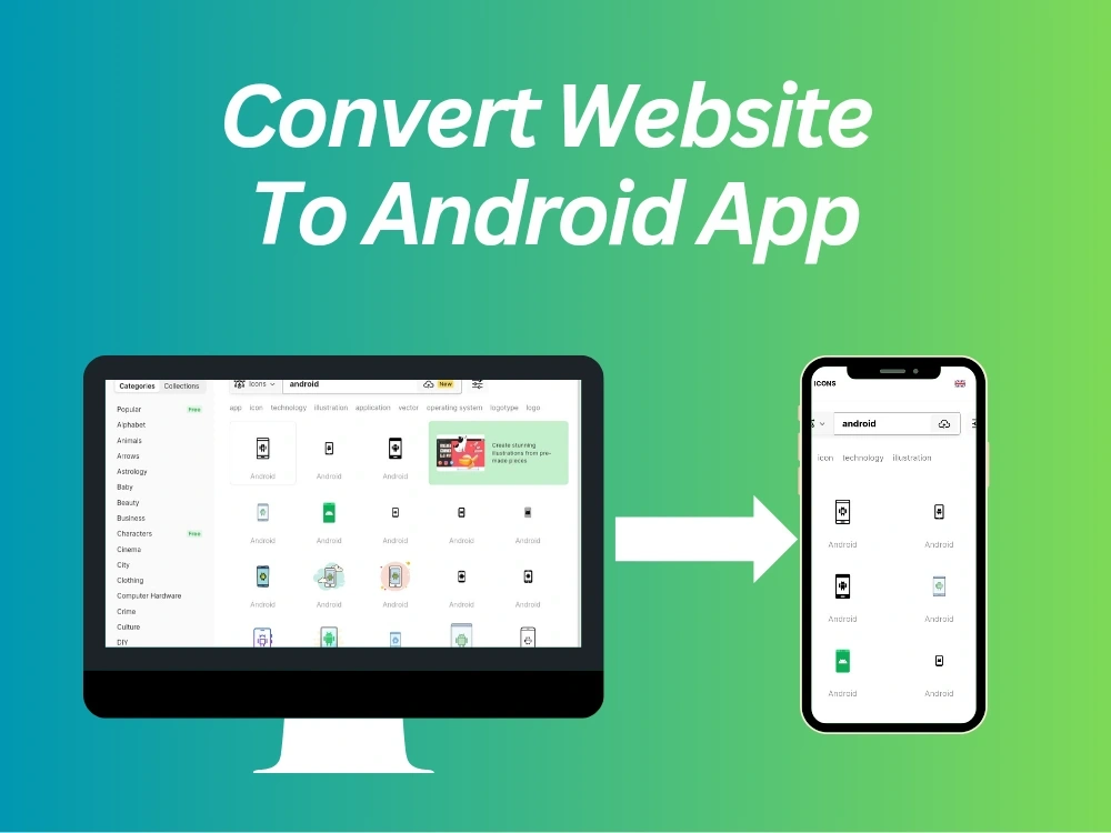 I will convert website to android app | Upwork