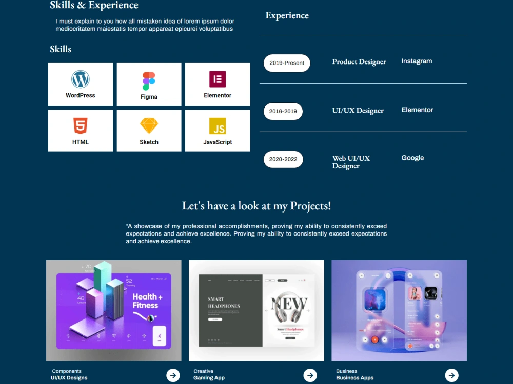 E-commerce elementor website for business or a portfolio or blog ...