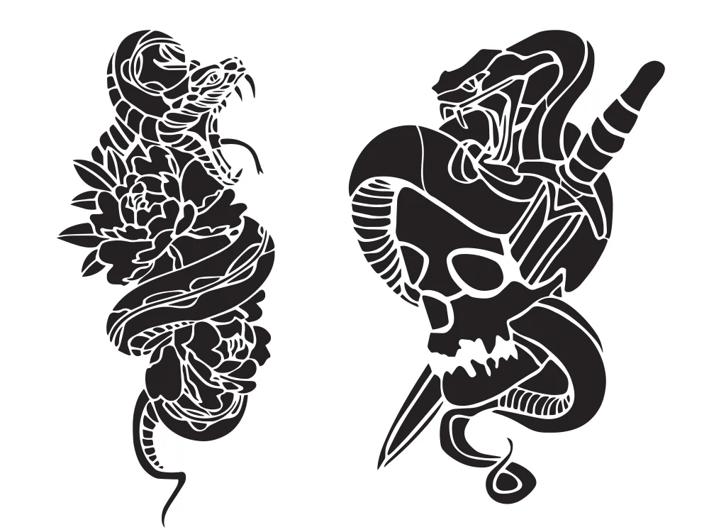 Draw a digital custom vector stencil design for laser cutting and ...