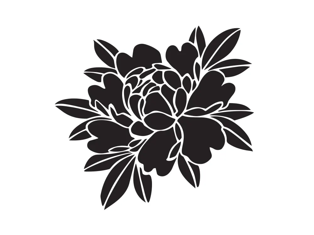 Draw a digital custom vector stencil design for laser cutting and ...