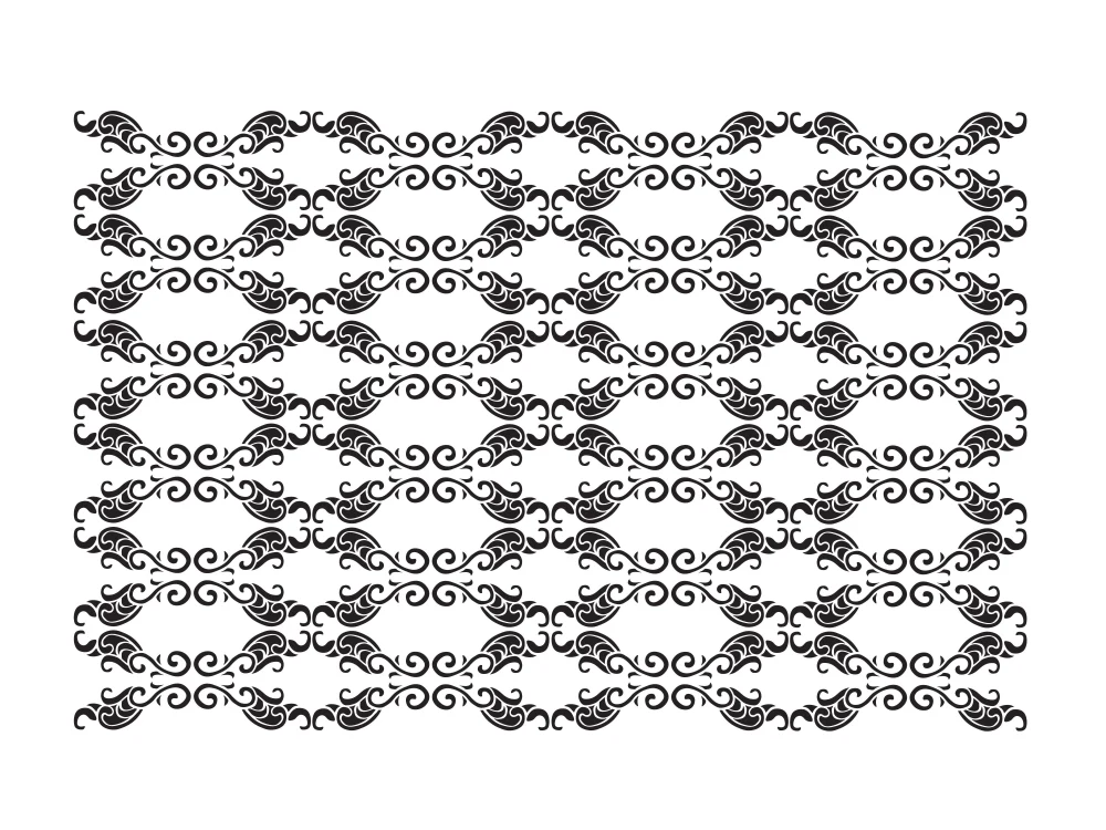 Draw a digital custom vector stencil design for laser cutting and ...