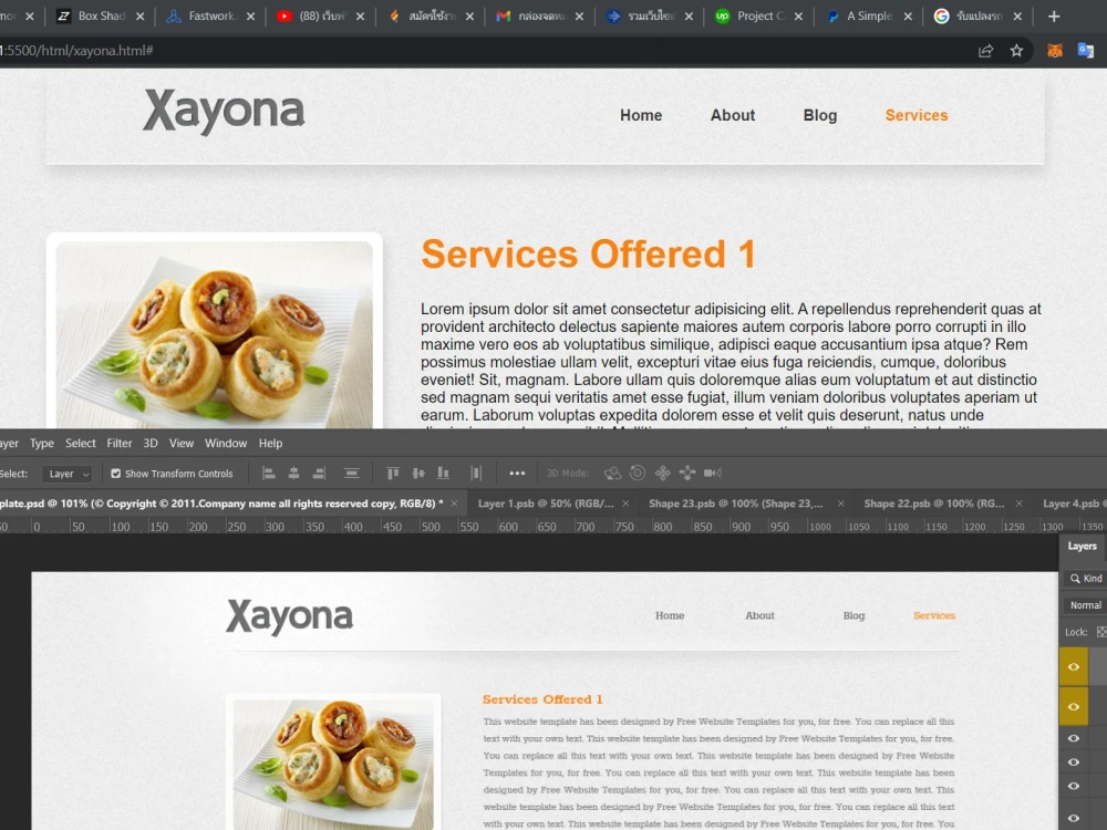 Convert UI to web page | Upwork