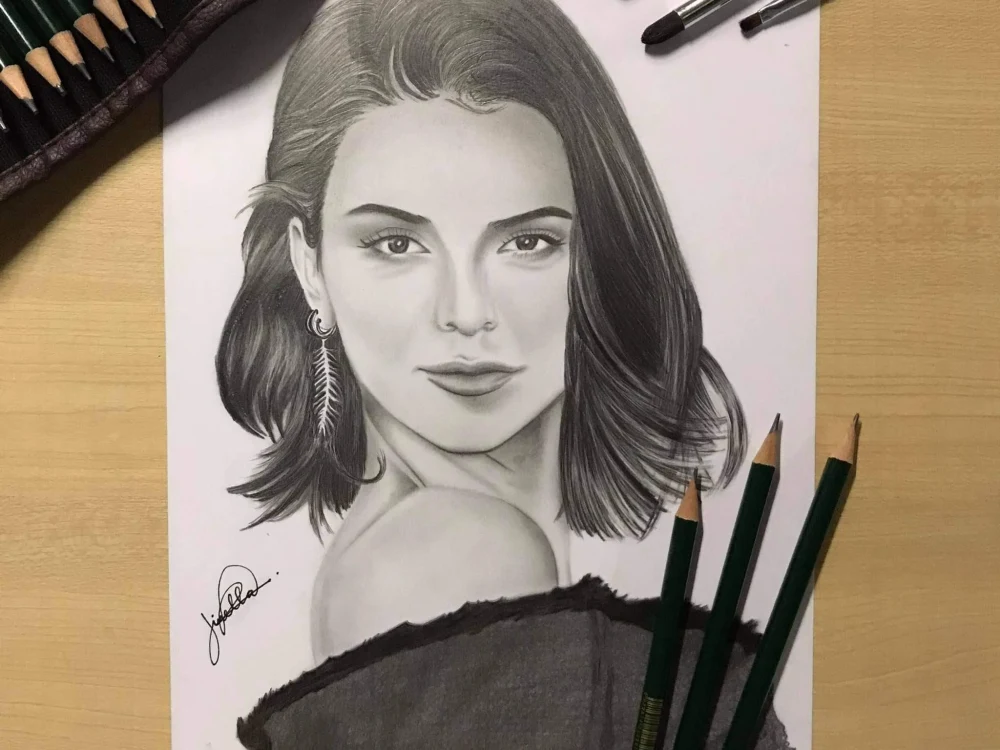 Realistic hand drawn pencil portrait from a photo | Upwork