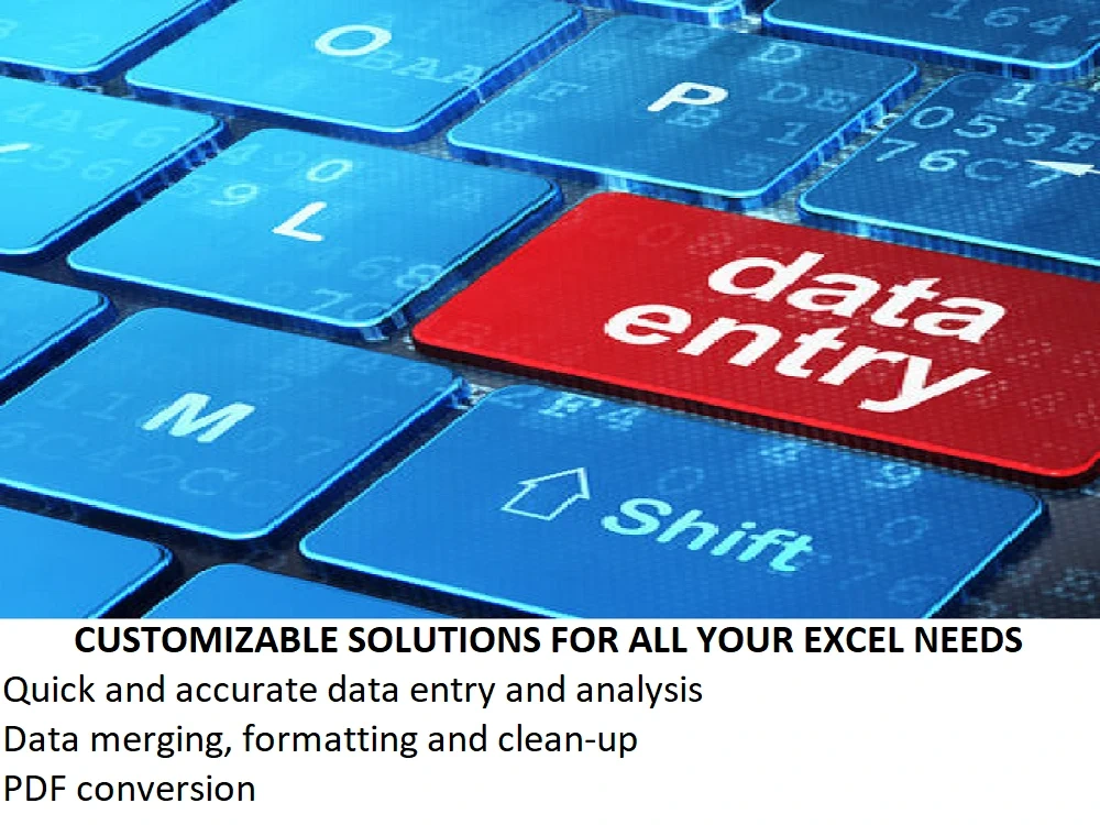 Accurate data entry and analysis | Upwork