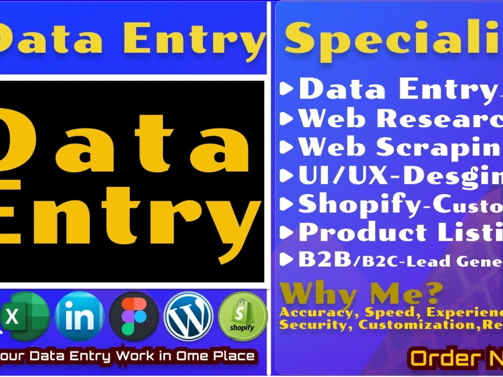 Data entry excel, google sheet, scraping, copy paste, lead generation | Upwork