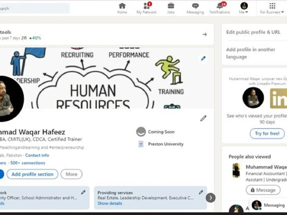 A highly Captivating LinkedIn Profile Setup | Upwork
