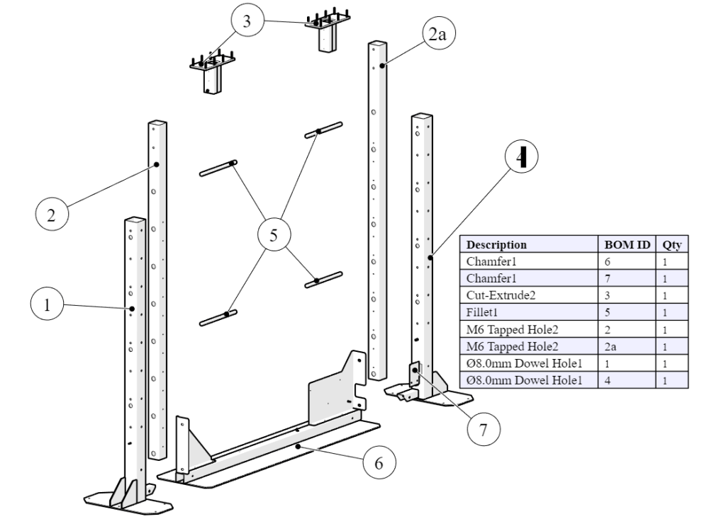 User manual exploded view image bom interactive | Upwork