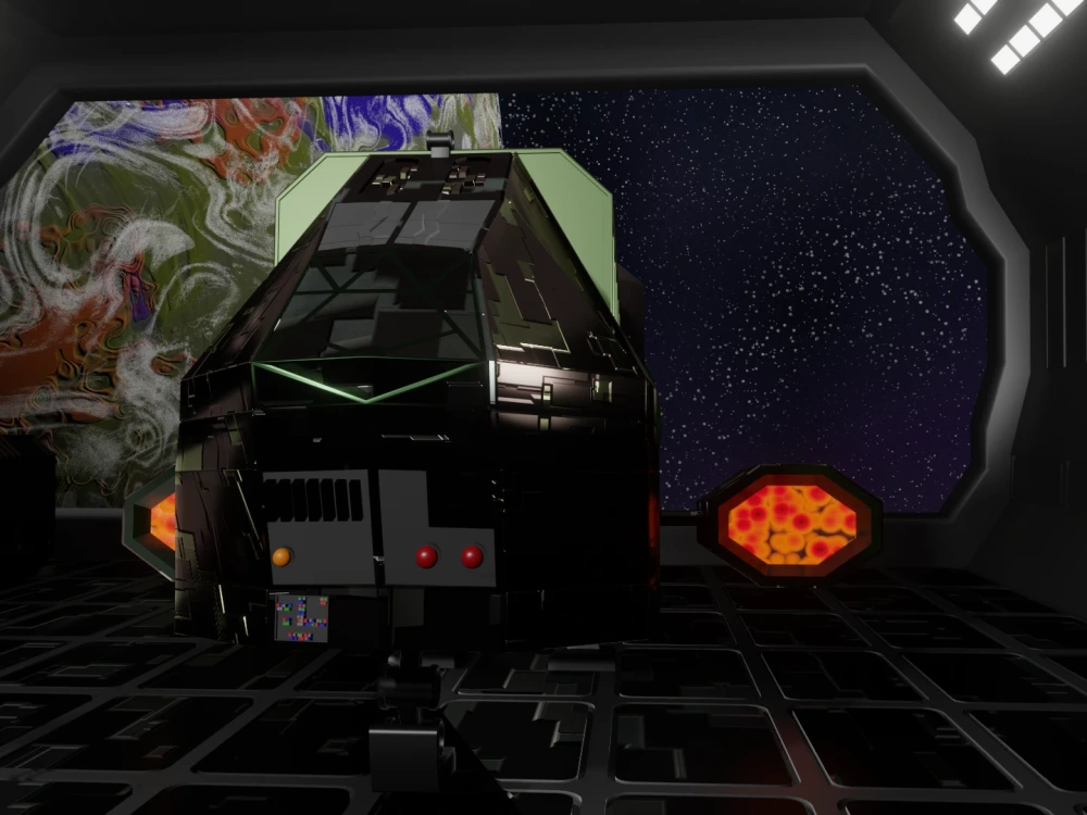 Spaceship landing on bay simulation | Upwork