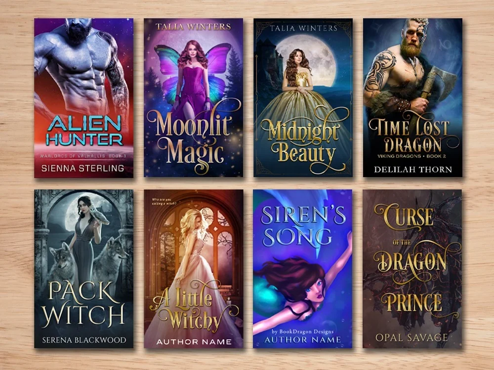 A fantasy romance, paranormal romance or science fiction romance book ...