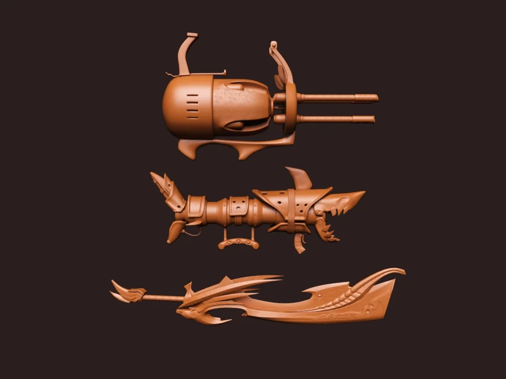 A fantastic hard surface 3d printing illustration | Upwork