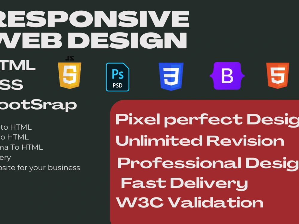 Fully responsive web design with Bootstrap, jQuery plugins, W3c ...
