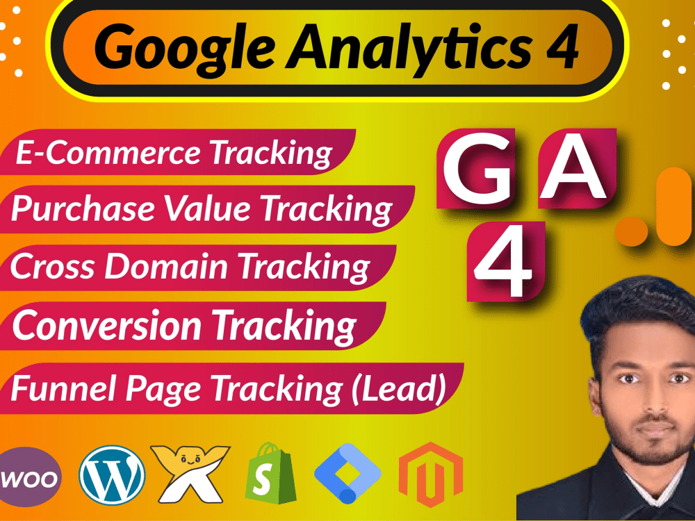 Google analytics 4, ga4 e-commerce tracking, conversion tracking via GTM | Upwork