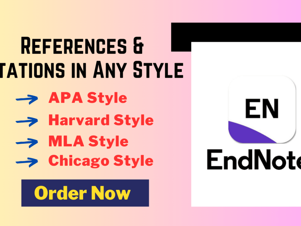 Document formatted in APA 7th or any style references using EndNote ...