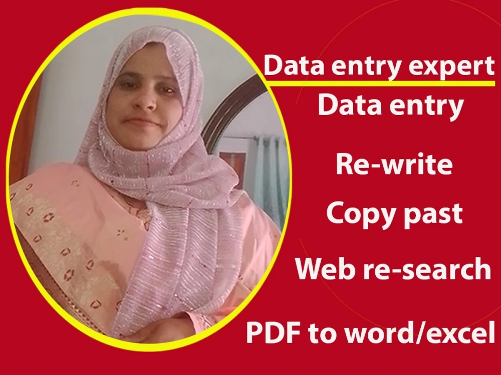 100% accuracy data entry operator here. | Upwork