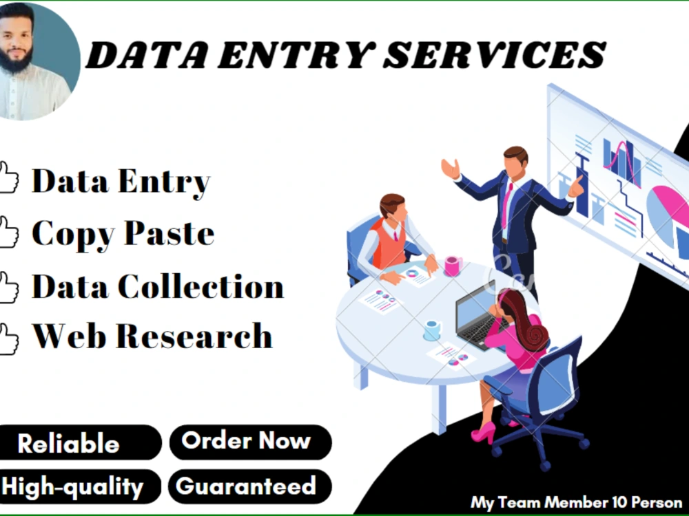 Data entry, Web research, Typing,Copy Paste And Data Collection | Upwork