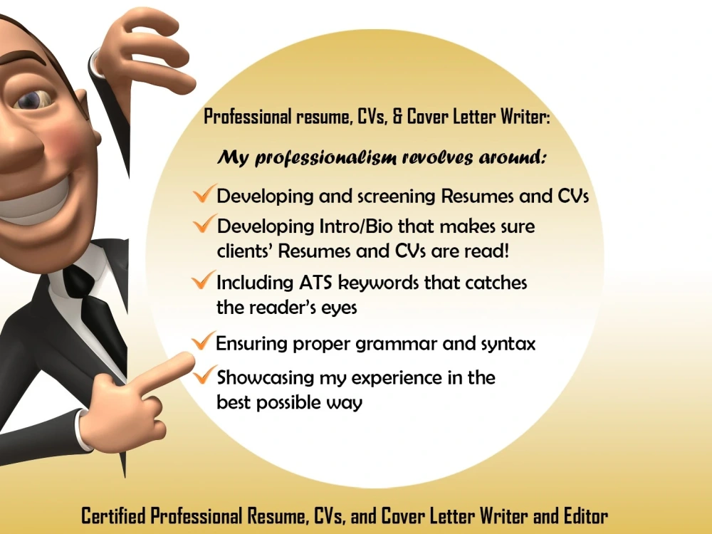 Resume, CV, and Cover Letter writing services | Upwork