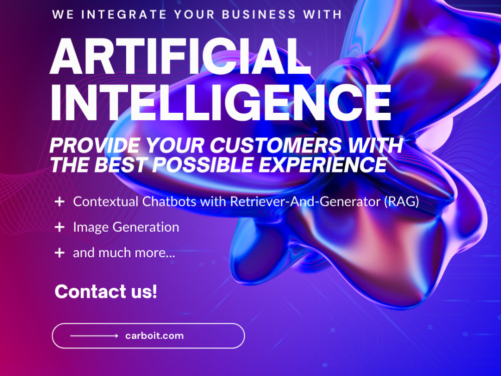 Generative AI | API | Integration | GPT| Cloudinary | Spring Boot | React | Upwork