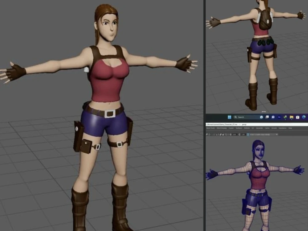 3D character modeling animation, 3D rigging sculpt models & gaming arts | Upwork
