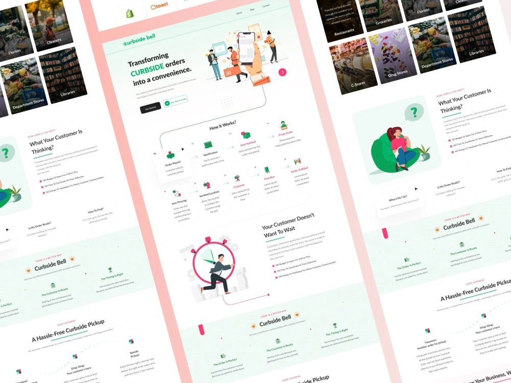 Stunning UI UX for a Landing page or Website UI UX | Upwork
