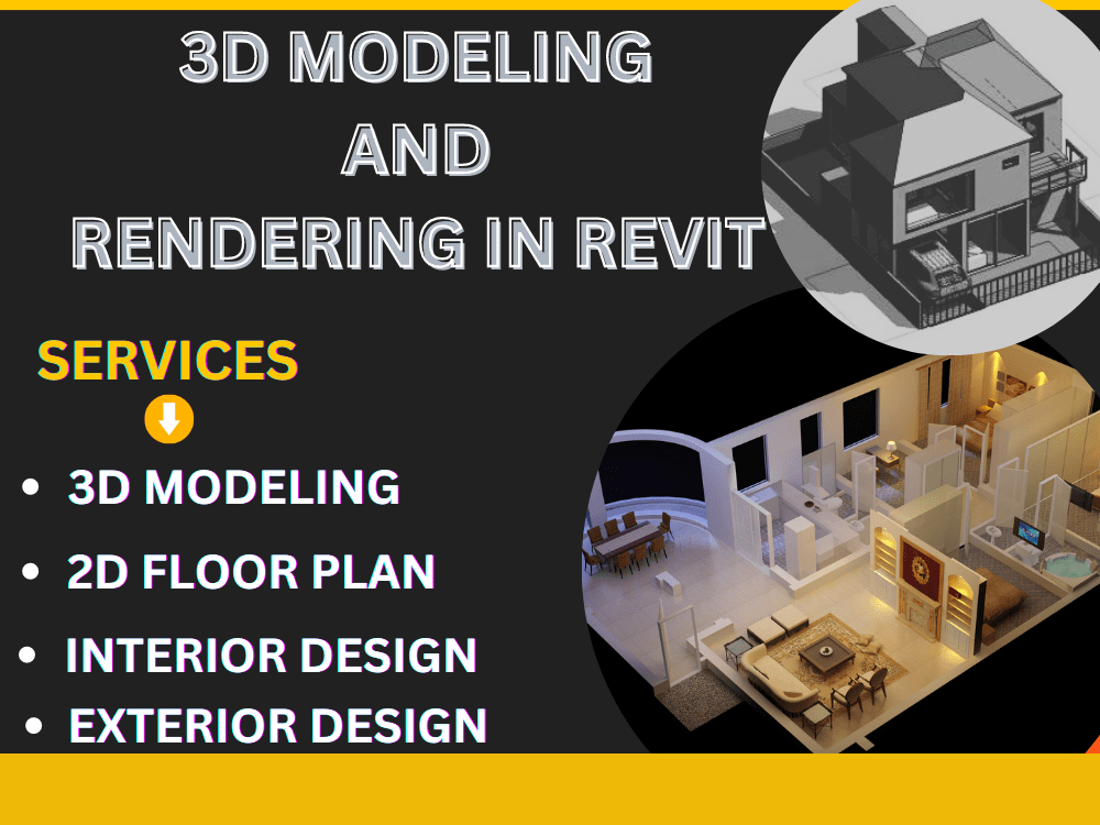 3D model and rendring in Revit | Upwork