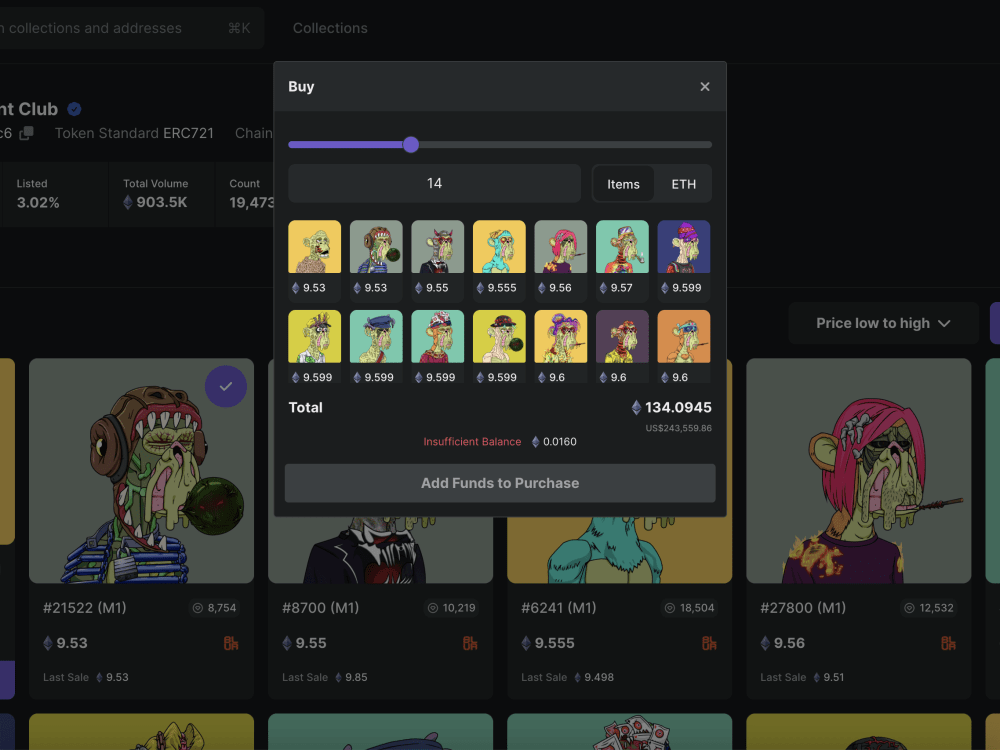 Multichain NFT aggregated marketplace similar to blur & open sea | Upwork