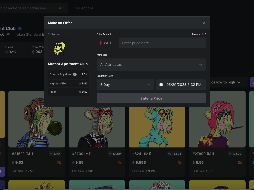 Multichain NFT aggregated marketplace similar to blur & open sea | Upwork