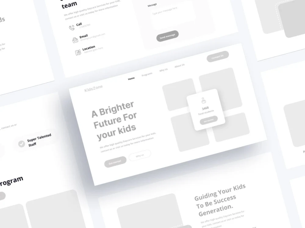 Low fidelity design UI UX for your mobile app or website | Upwork