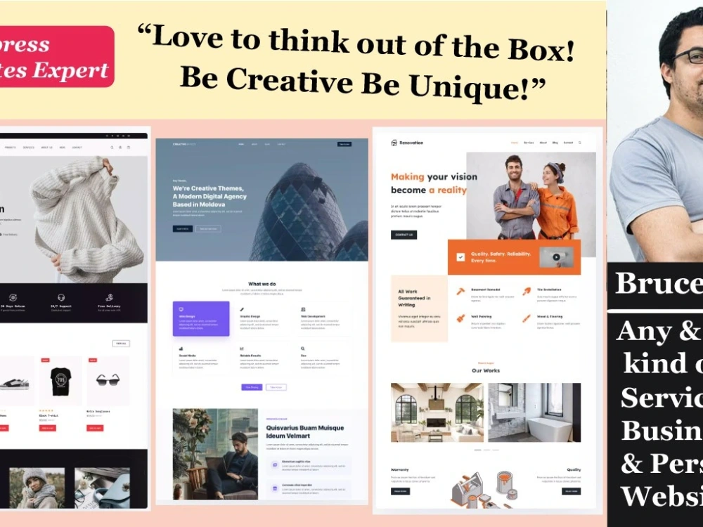 Complete custom responsive functional WordPress website | Upwork