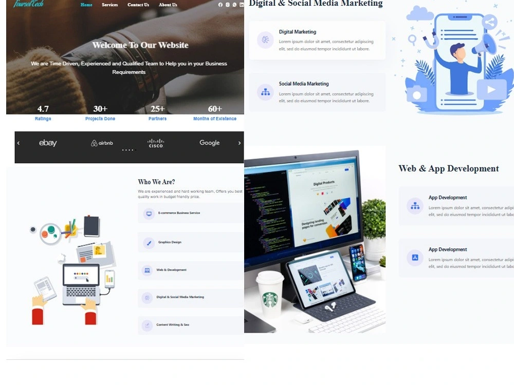 Complete custom responsive functional WordPress website | Upwork